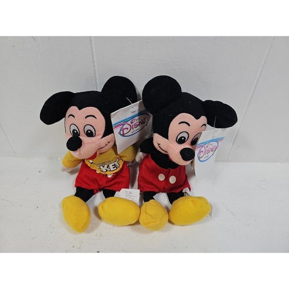 Disney | Toys | Lot Of 2 Disney Store Exclusive Mickey Mouse Plush Mini ...